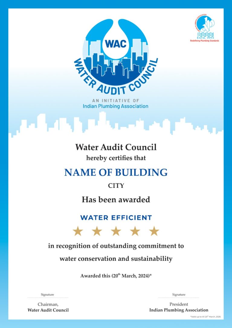 CERTIFICATION - Water Audit Council