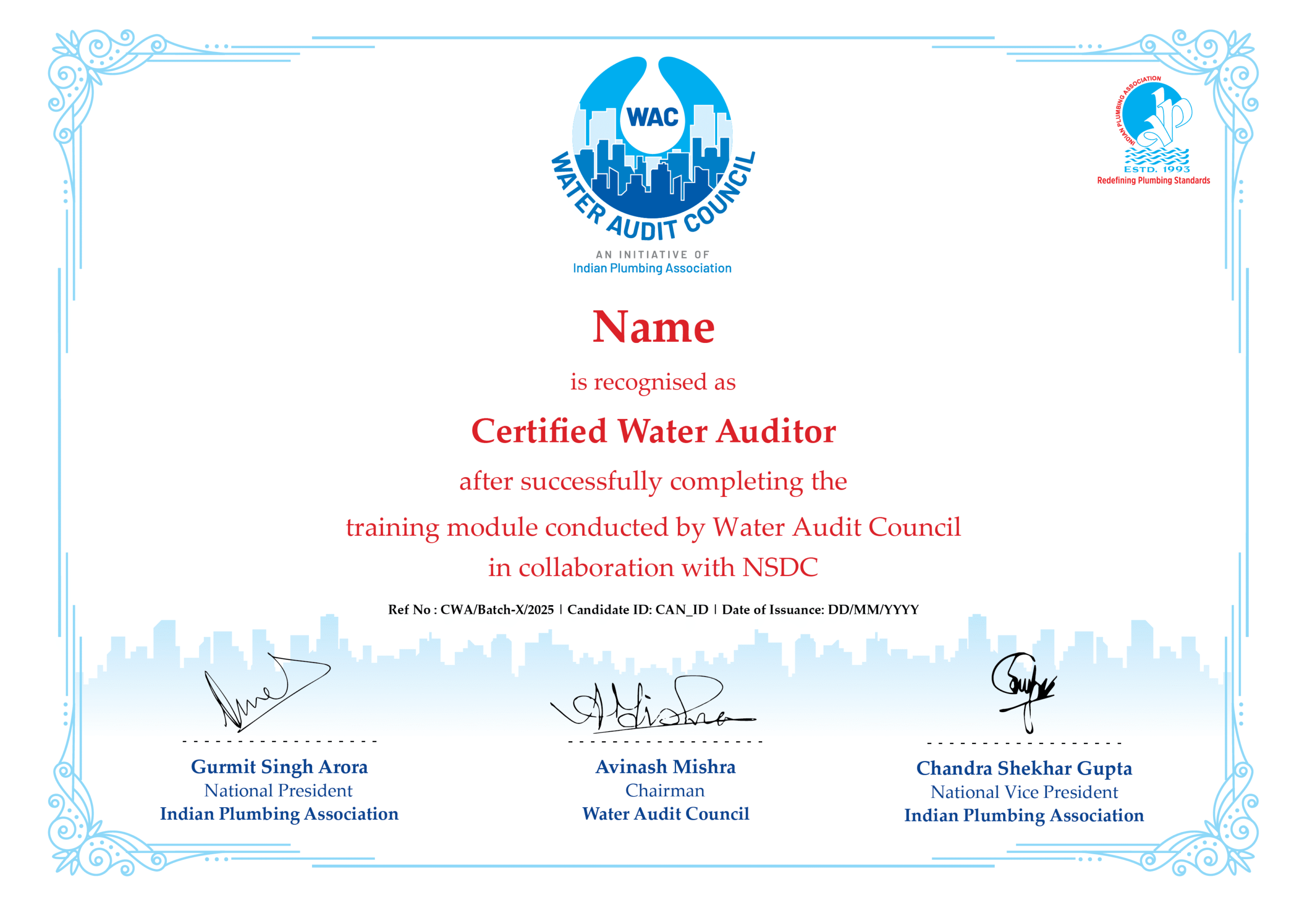 Certified Water Auditor - Water Audit Council